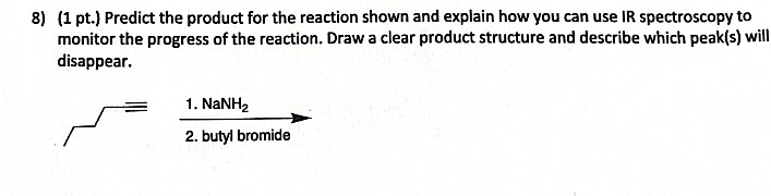 Solved (2 pts.) Draw precise structures of the TWO fragments | Chegg.com