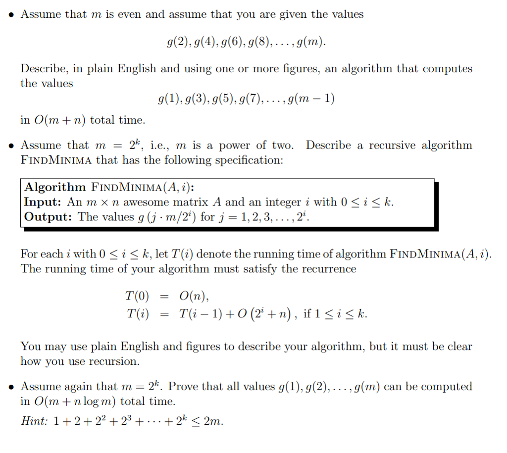 Solved Question 8: Let m-1 and n-1 be integers and consider | Chegg.com