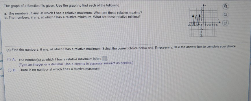 Solved The graph of a function f is given Use the graph to | Chegg.com