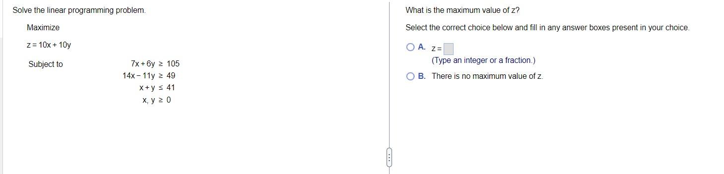 Solved Solve the linear programming problem. What is the | Chegg.com
