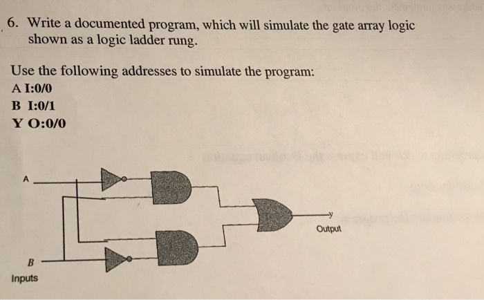 Solved 6. Write a documented program, which will simulate | Chegg.com Solved 6. Write a documented program, which will simulate | Chegg.com