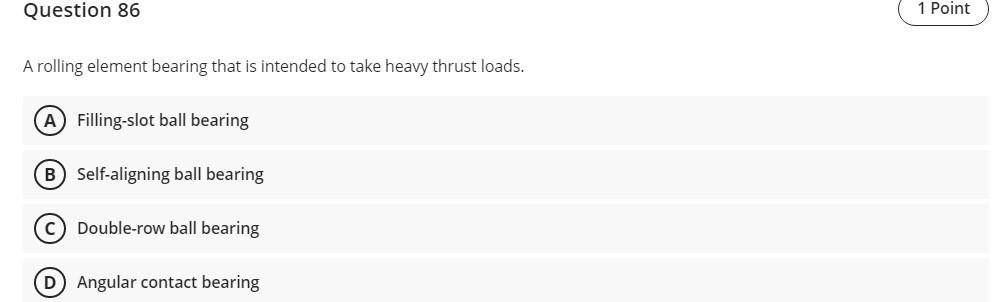 Solved Question 77 A tapered square or flat key with head | Chegg.com