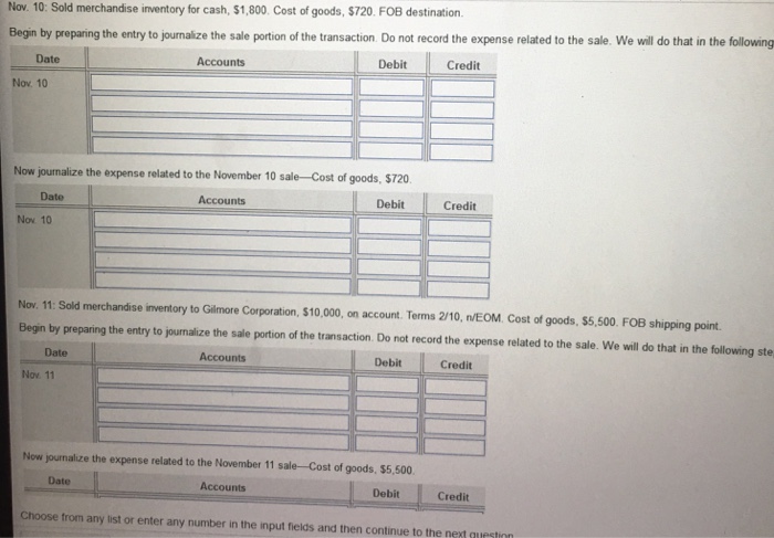 Solved Purchased merchandise inventory on account from | Chegg.com