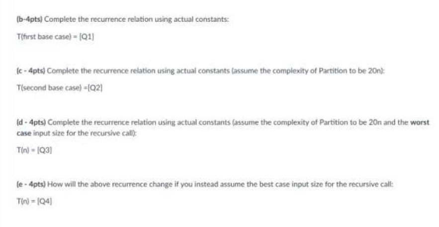 Solved Quicksort can be modified to obtain an elegant and | Chegg.com