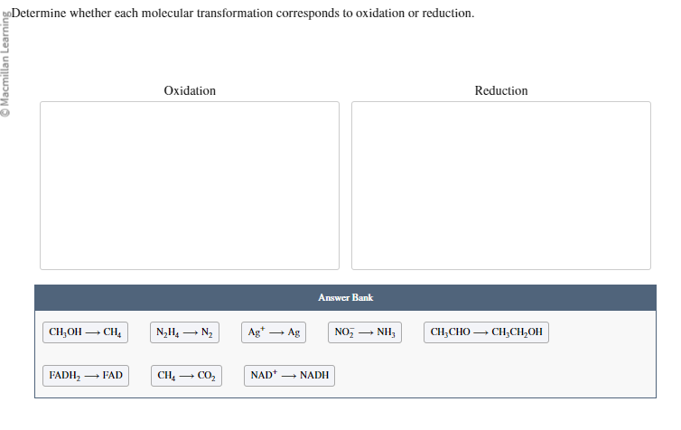Solved Determine whether each molecular transformation | Chegg.com