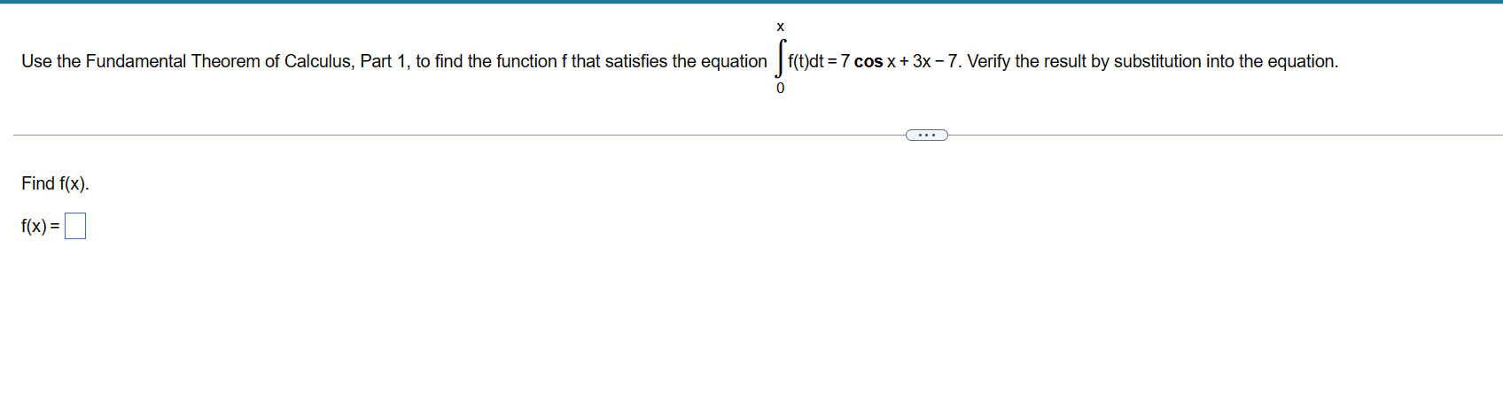 Solved Use the Fundamental Theorem of Calculus, Part 1 , to | Chegg.com