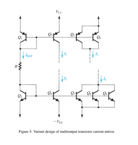 Solved Problem 4. Multioutput BJT Current Mirrors Figure 4 | Chegg.com