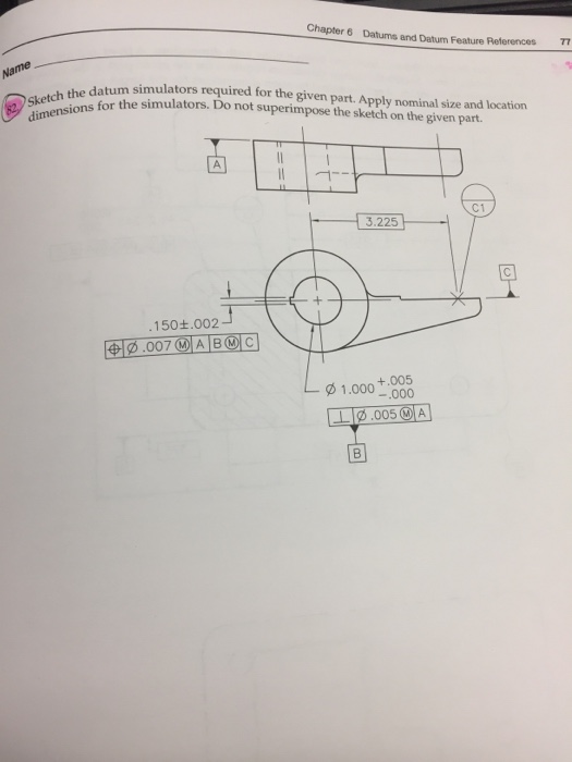 Chapter 6 Datums and Datum Feature References π | Chegg.com