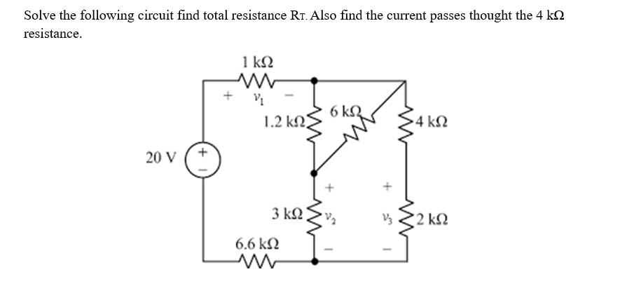 Solved Solve the following circuit find total resistance Rt. | Chegg.com