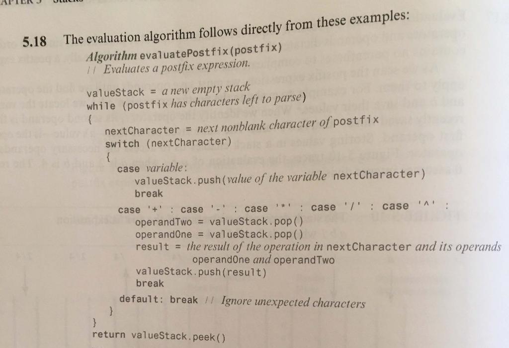 Solved Create an appropriate Java Postfix calculator | Chegg.com