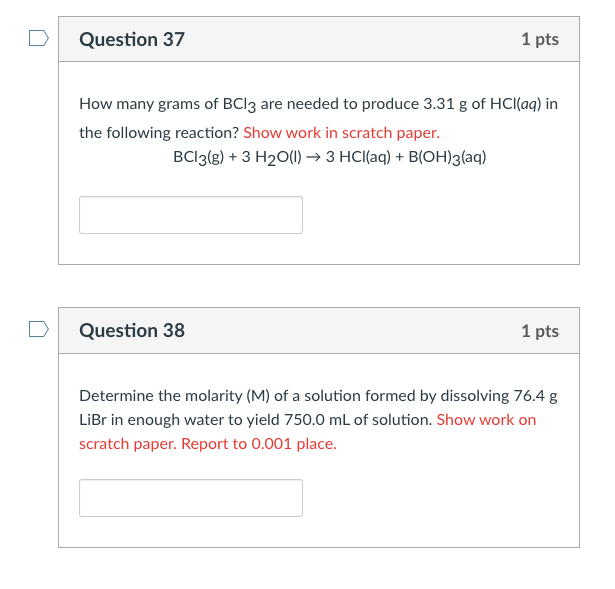 Solved How many grams of BCl3 are needed to produce 3.31 g | Chegg.com