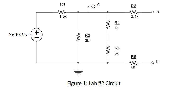 Solved Build the circuit shown in Figure 1. (1) Measure the | Chegg.com