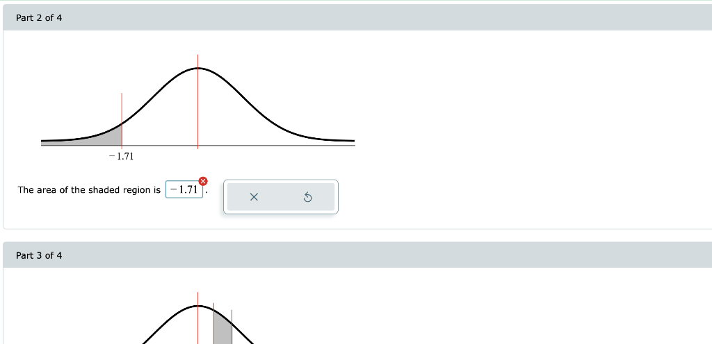 Solved Find each of the shaded areas under the standard | Chegg.com