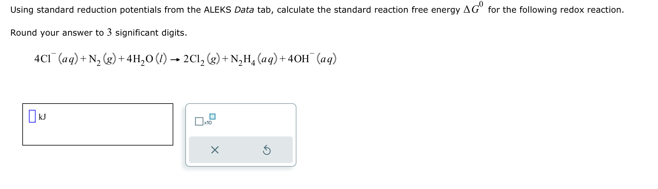 Solved Using standard reduction potentials from the ALEKS | Chegg.com