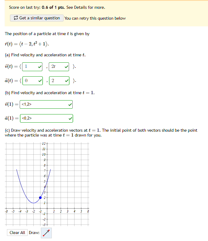 Solved Score on ﻿last try: 0.6 of 1 pts. ﻿See Details for | Chegg.com