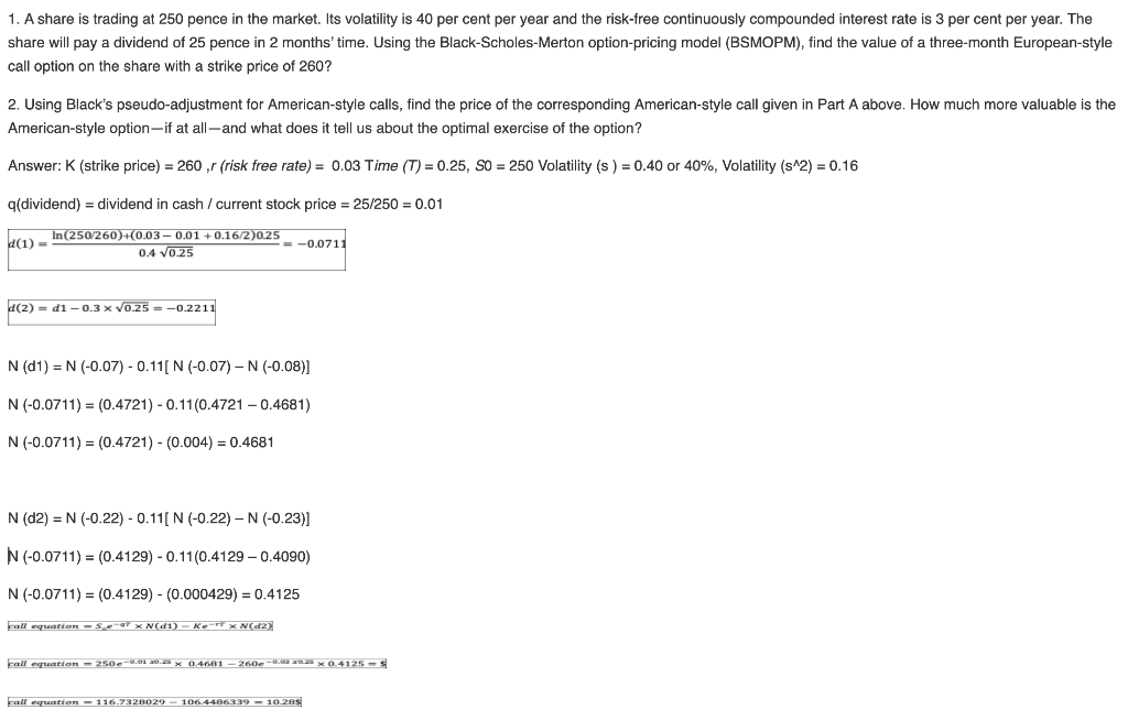 Solved Check If Part 1 Is Correct And Then Do Part 2 Make 4365