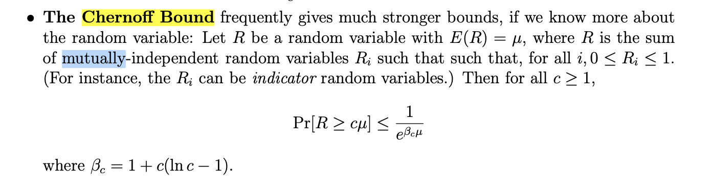 (10 points) Use the Chernoff bound to find a lower | Chegg.com