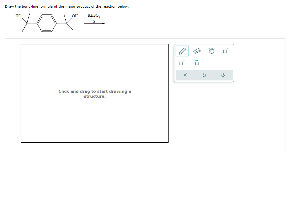 Solved Draw the bond-line formula of the major product of | Chegg.com