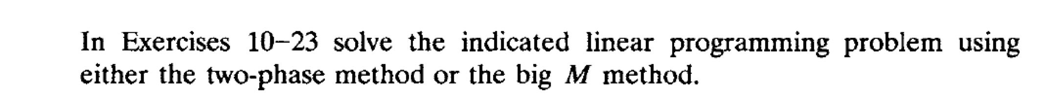 Solved In Exercises 10-23 solve the indicated linear | Chegg.com