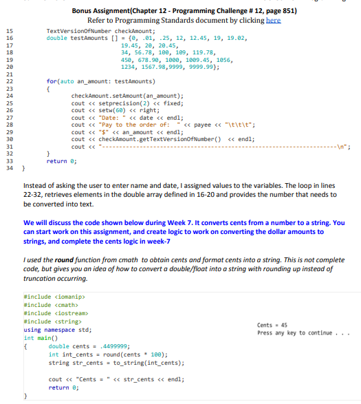 Solved Introduction This program is from Chapter 12 that we | Chegg.com