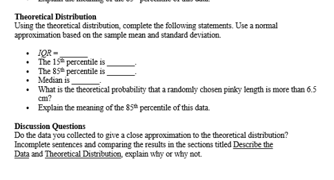 Solved Theoretical Distribution Using the theoretical | Chegg.com