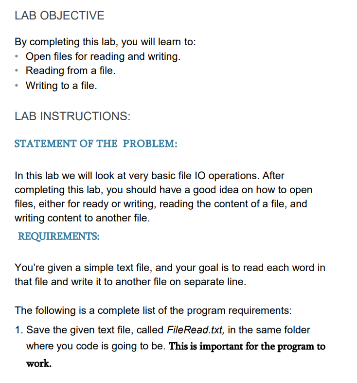 Solved LAB OBJECTIVE By completing this lab, you will learn | Chegg.com