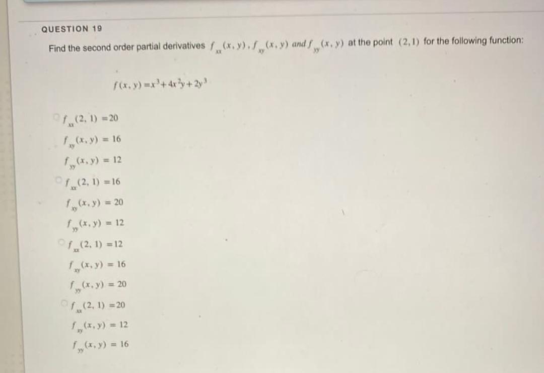 Solved the given function f(x,y)=yx2ln(yx2) d∂x∂f and ∂y∂f | Chegg.com