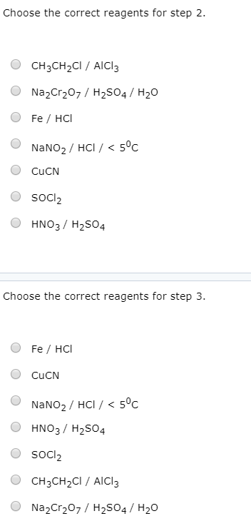 Solved Provide the reagents necessary to carry out the | Chegg.com