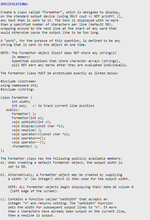 Solved MAIN PROGRAM: // Your solution may ONLY use | Chegg.com