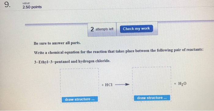 Solved value 2.50 points 2 attempts left Check my work Be | Chegg.com