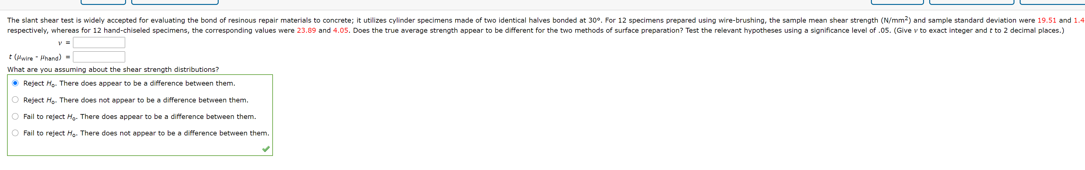 Solved The slant shear test is widely accepted for | Chegg.com