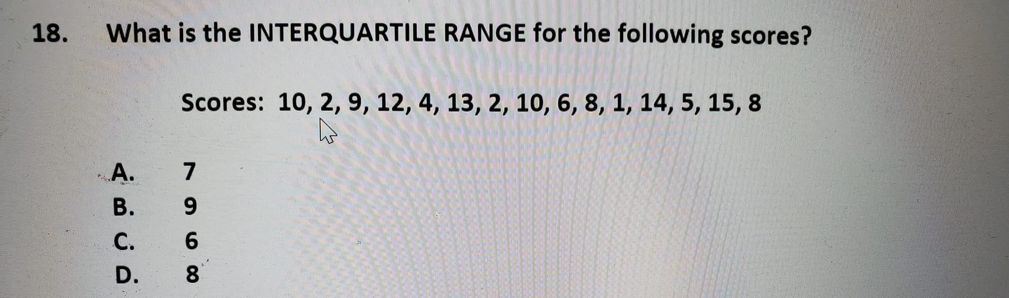 solved-18-what-is-the-interquartile-range-for-the-following-chegg