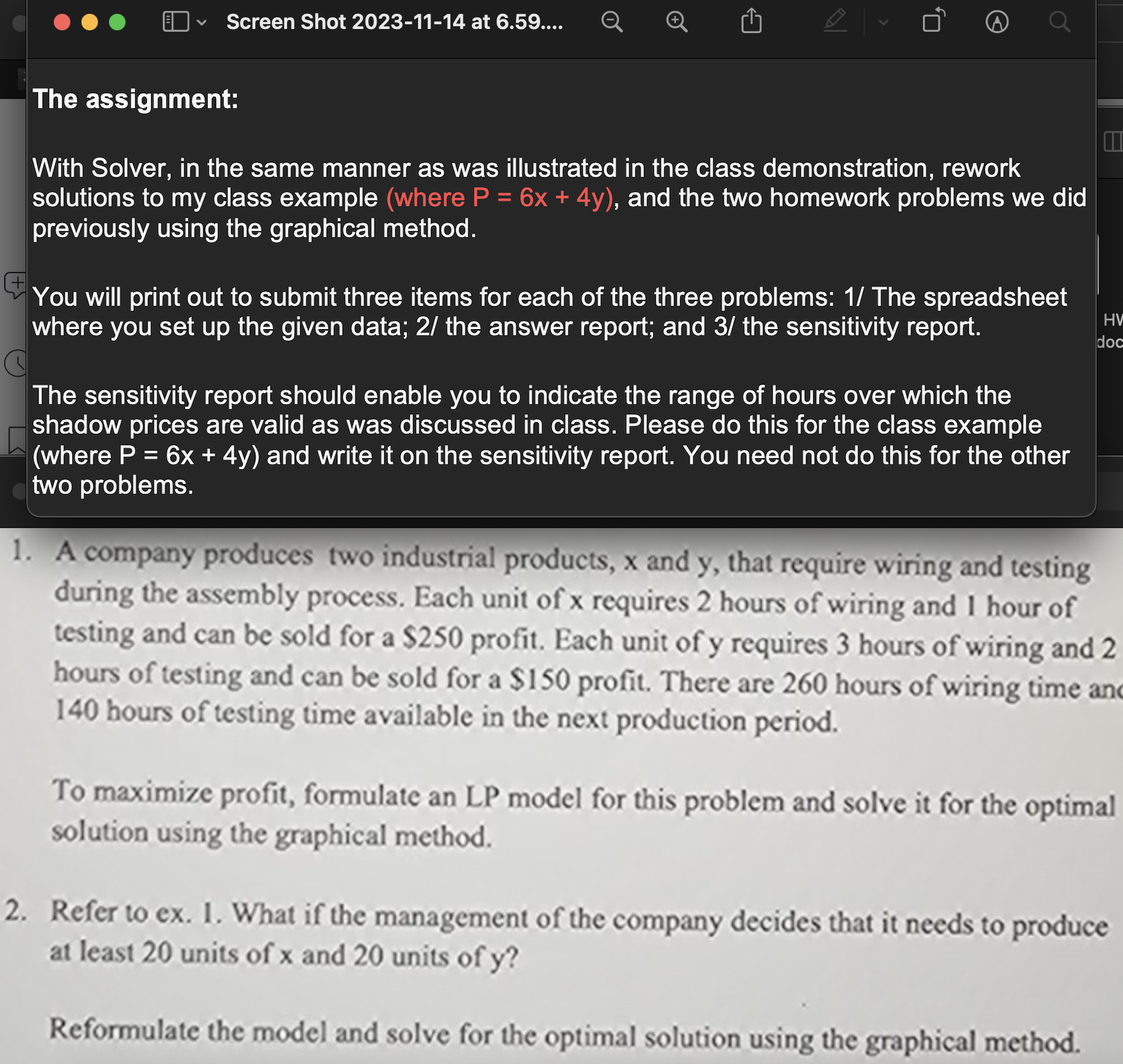 Solved A company produces two industrial products, x ﻿and y, | Chegg.com