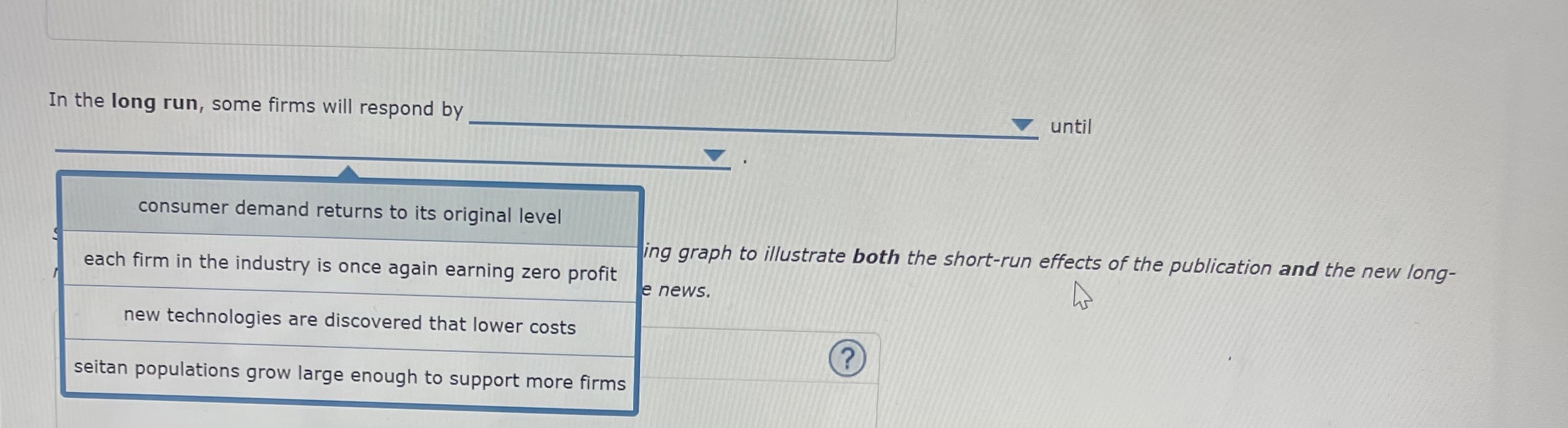 Solved 8. Short-run and long-run effects of a shift in | Chegg.com