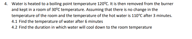 Solved Use ODEs to model the following problems and solve | Chegg.com Solved Use ODEs to model the following problems and solve | Chegg.com