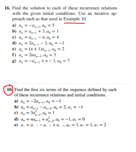 Solved Please help solve this Discrete Math Multi part | Chegg.com