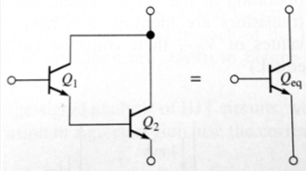 Solved The pair of transistors Q1 and Q2 in the figure have | Chegg.com