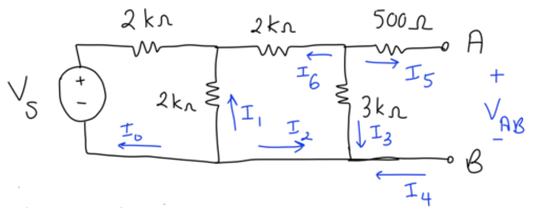 Solved Calculate the currents i0, i1, i2, i3, i4, i5, i6 and | Chegg.com