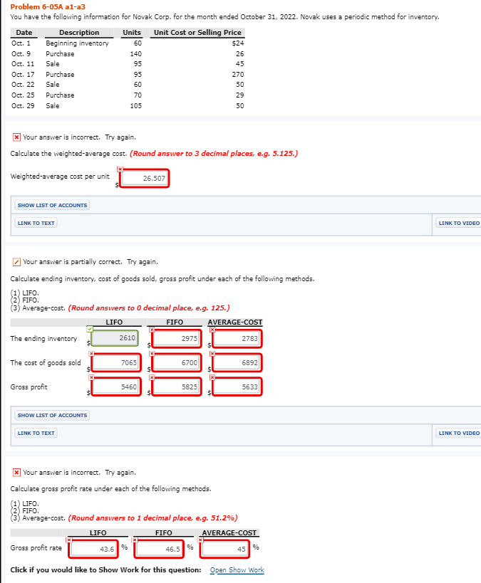 Solved Problem 6-05A al-a3 You have the following | Chegg.com