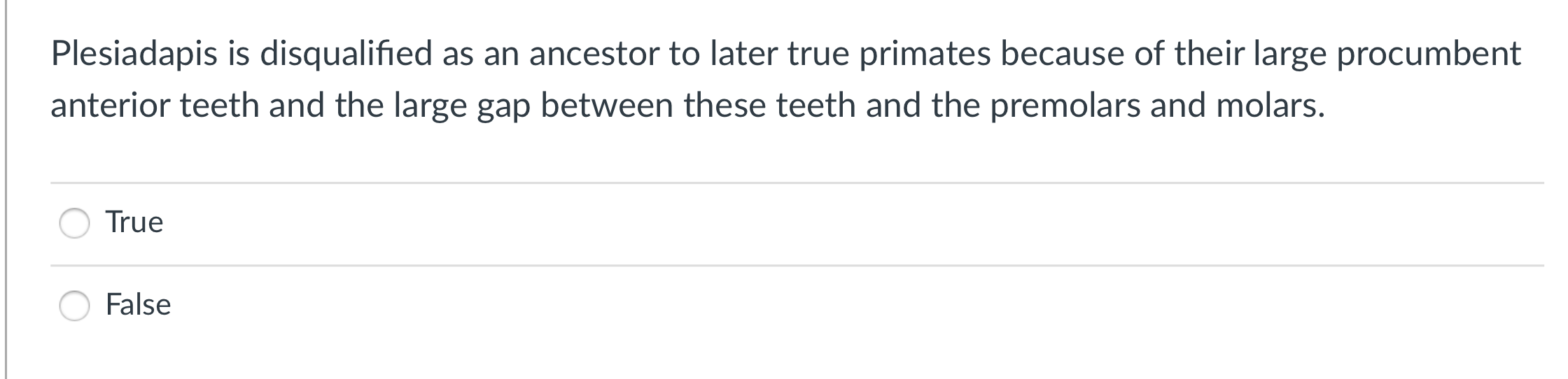 Solved Which of the following primates would show the most | Chegg.com