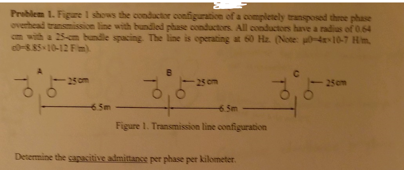 Solved Problem 1. Figure 1 shows the conductor configuration | Chegg.com