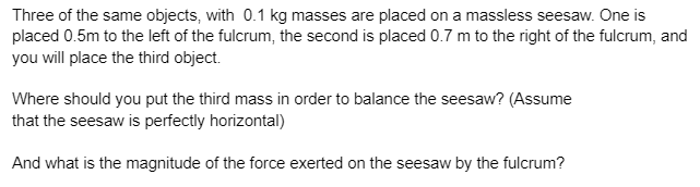 Solved Solve image physics 1 ﻿question | Chegg.com