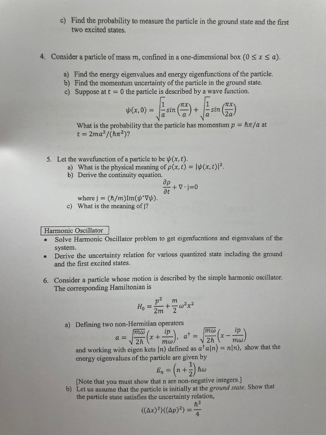 Solved ID Potential Problems and the Continuity Equation - | Chegg.com