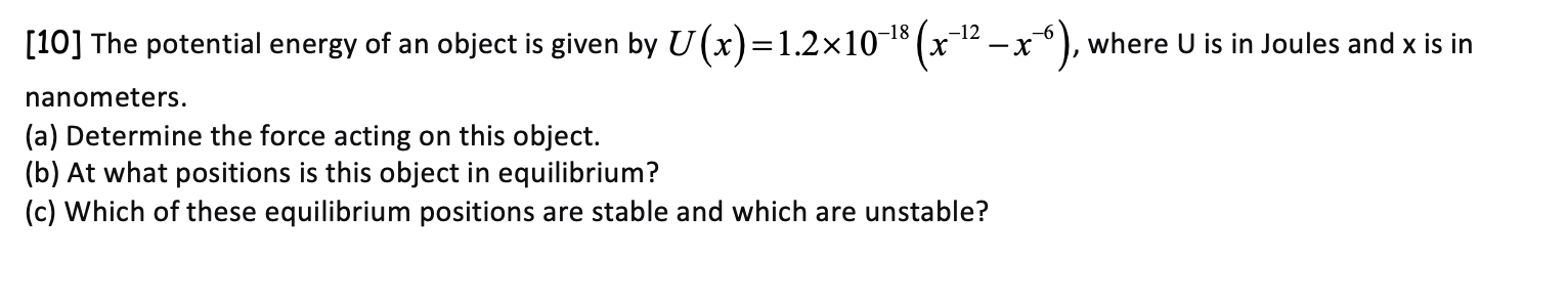 Solved A Determine The Force Acting On This Object B At