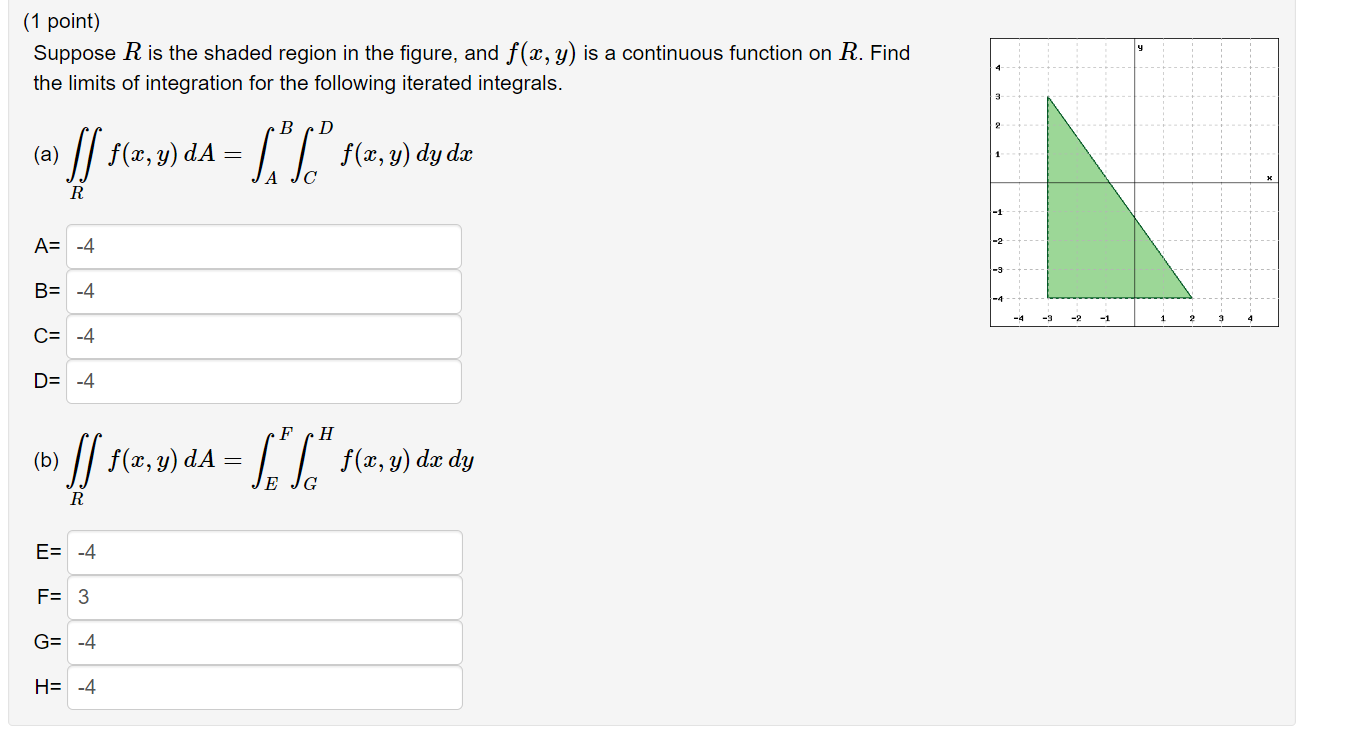 Solved Suppose R is the shaded region in the figure, and | Chegg.com