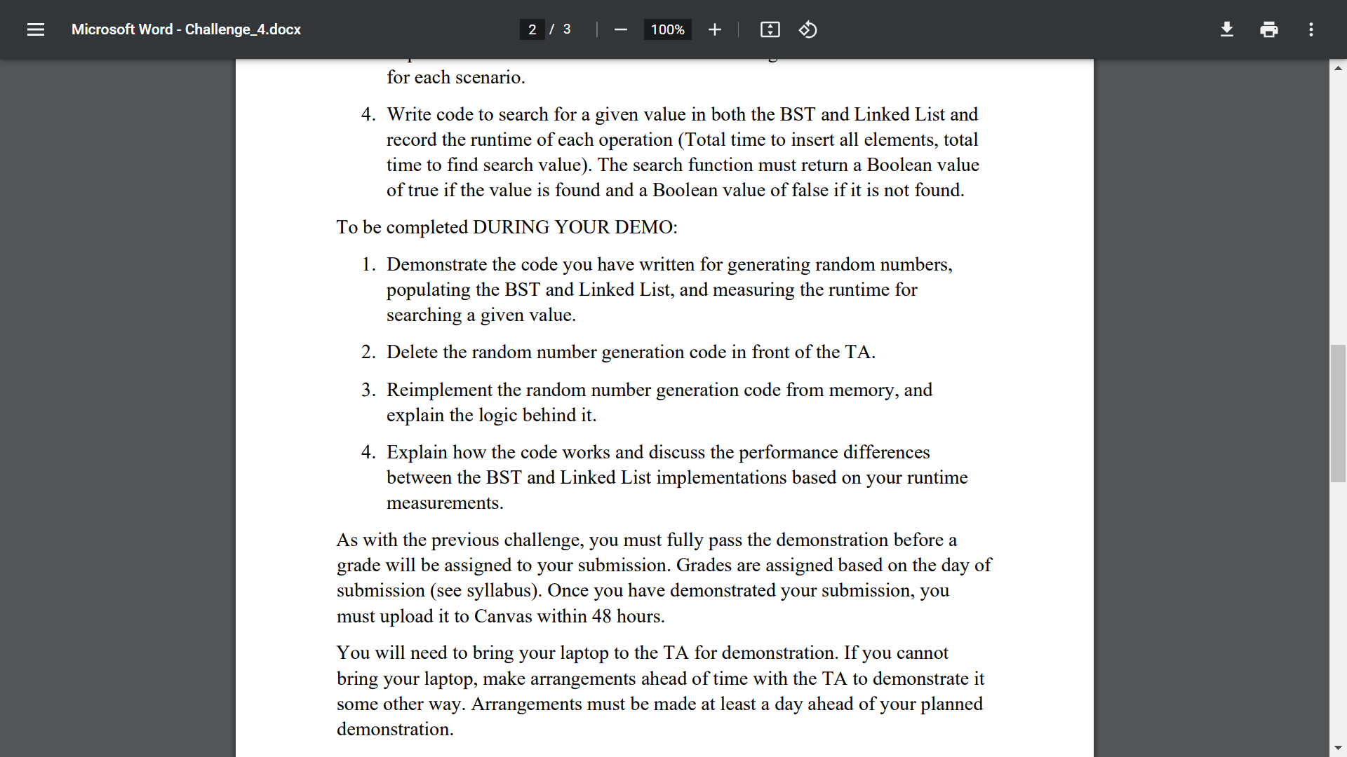 CSE 2383: Data Structures and Algorithm Analysis | Chegg.com