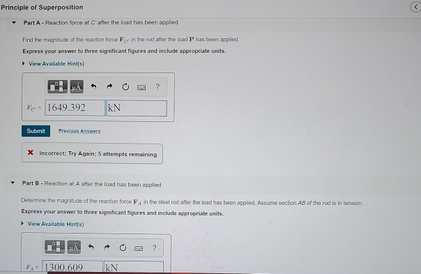 Solved Principle of Superposition y Or Learning Goal: To use | Chegg.com