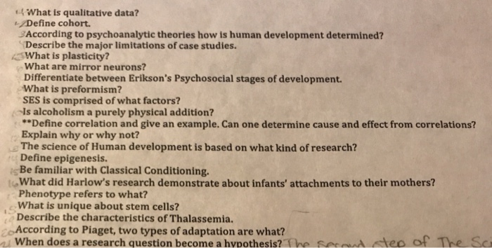 Solved 以What is qualitative data? Define cohort. According | Chegg.com