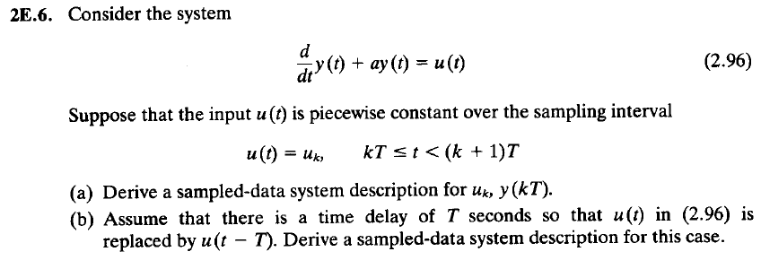Solved This problem is from a book called "System | Chegg.com