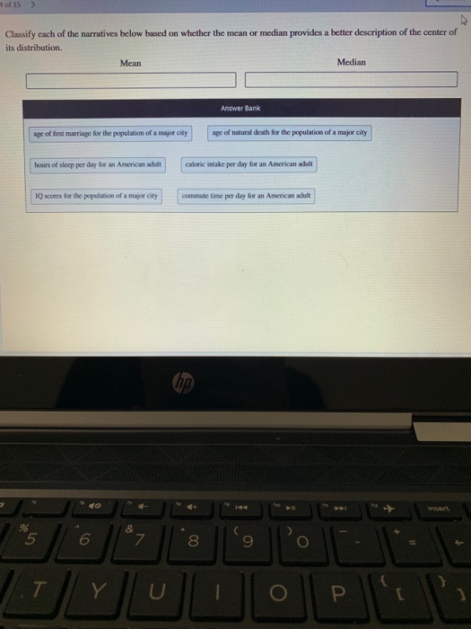 Solved of 15 Classify each of the narratives below based on | Chegg.com